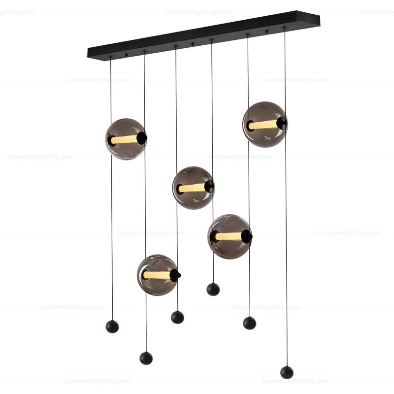 Adjustable Abacus 5 LED Lights Pendant