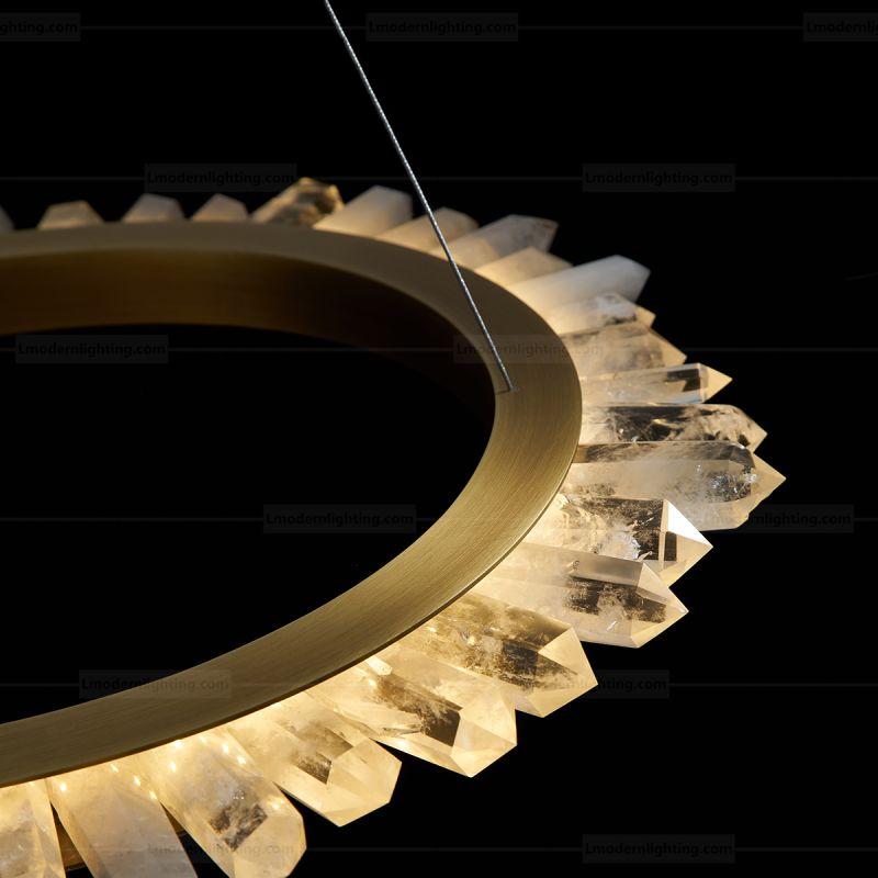 Natural Quartz Crystals Prometheus III 450 Light