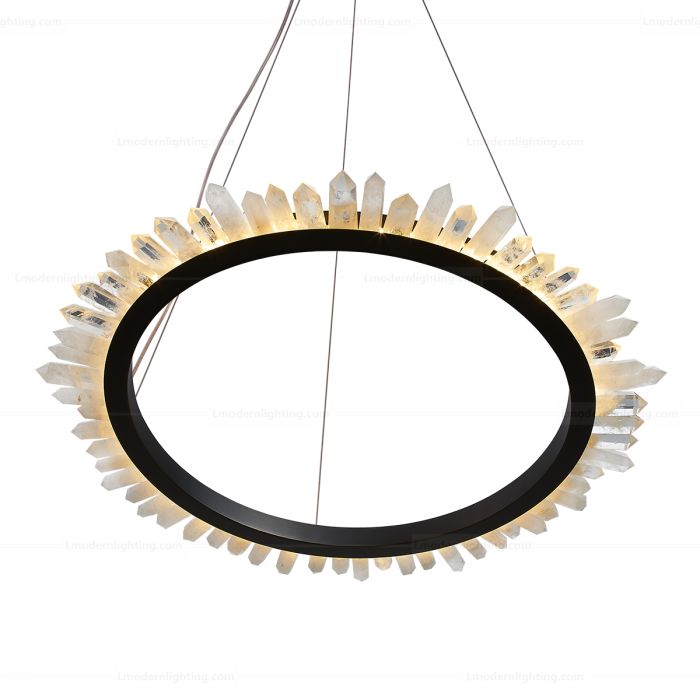 Natural Quartz Crystals Prometheus III 600 Light