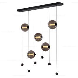 Adjustable Abacus 5 LED Lights Pendant