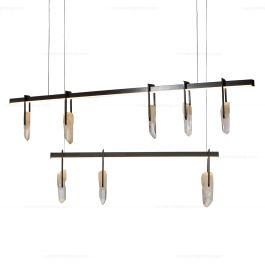 Natural Quartz Crystals Abacus Light