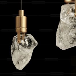 Natural Quartz Crystals Krystallos Stone Light