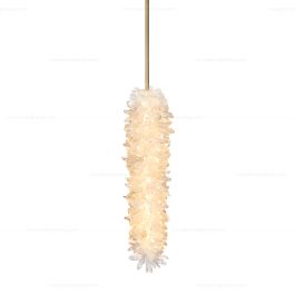 Natural Quartz Crystals Stalactite 600 Light